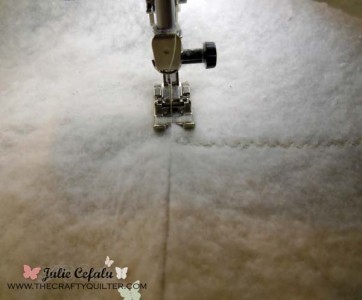 How to piece batting scraps together - Part 1 - The Crafty Quilter