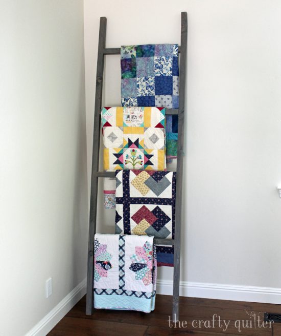 A new quilt ladder and family fun - The Crafty Quilter