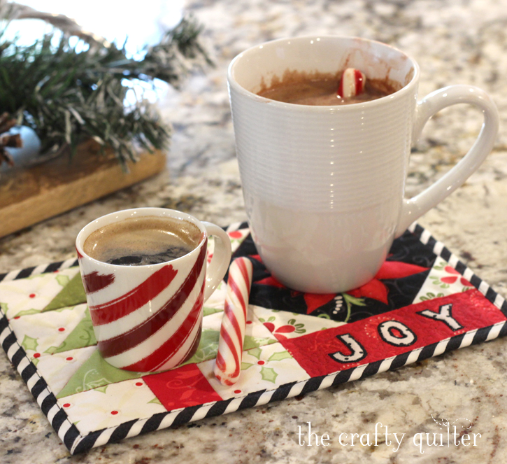 Spicy peppermint hot chocolate recipe - The Crafty Quilter