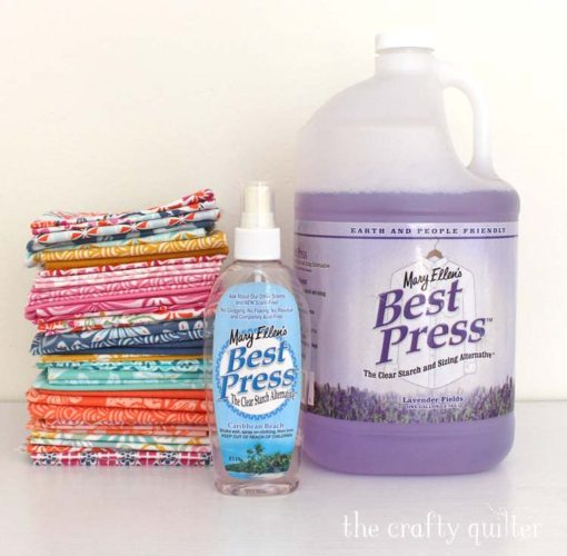 What type of spray starch to use for quilting? - The Crafty Quilter
