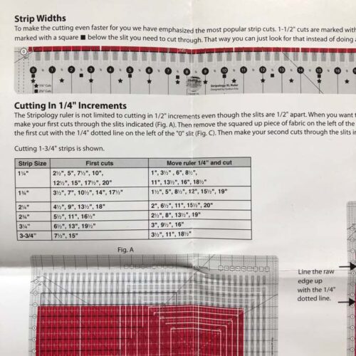 Stripology Ruler product review - The Crafty Quilter