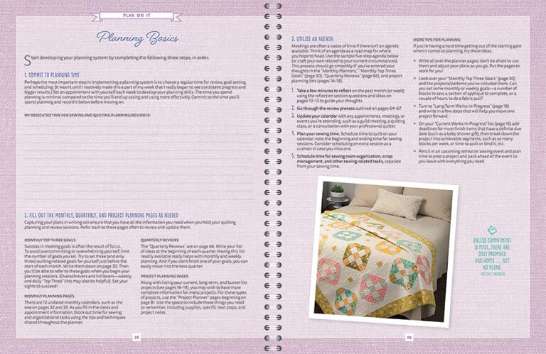 How to organize quilt projects - The Crafty Quilter