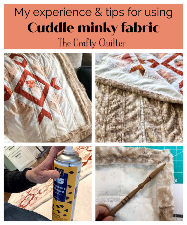 My experience & tips for using Cuddle minky - The Crafty Quilter