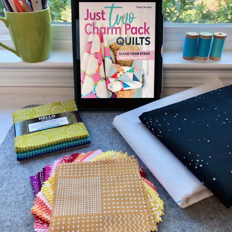 Abby & Katie quilt from Just Two Charm Pack Quilts - The Crafty Quilter