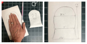 Patchwork ghost hand puppet tutorial - The Crafty Quilter