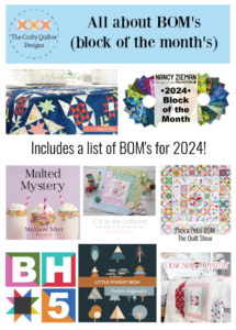 What is a block of the month? - The Crafty Quilter