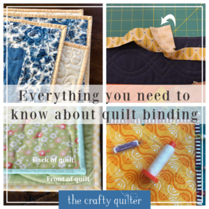 My videos and more on quilt binding - The Crafty Quilter