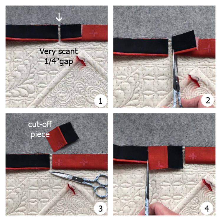 How to make flanged quilt binding - The Crafty Quilter