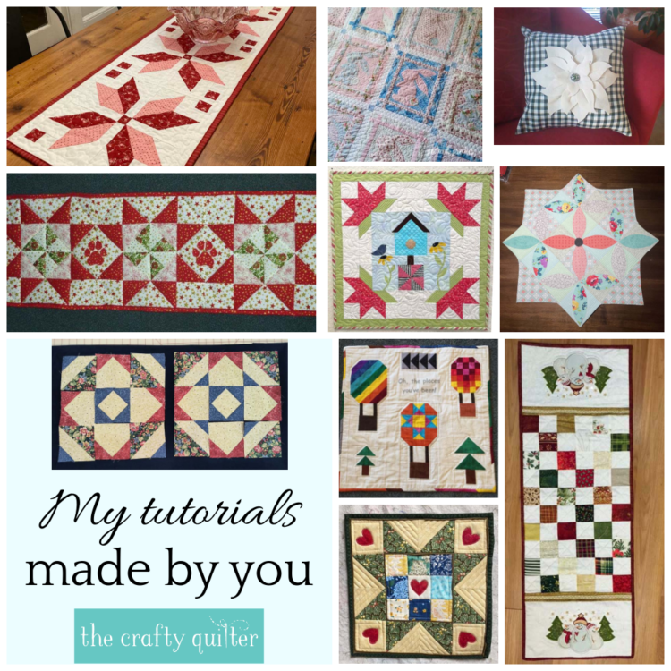My tutorials, made by you - The Crafty Quilter
