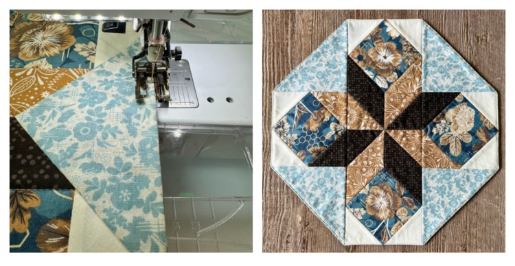Free Cookie Plate Crumb Catcher pattern - The Crafty Quilter