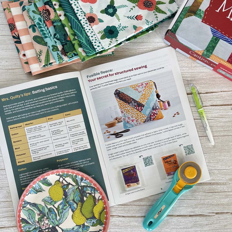 All about Mrs. Quilty subscription box - The Crafty Quilter