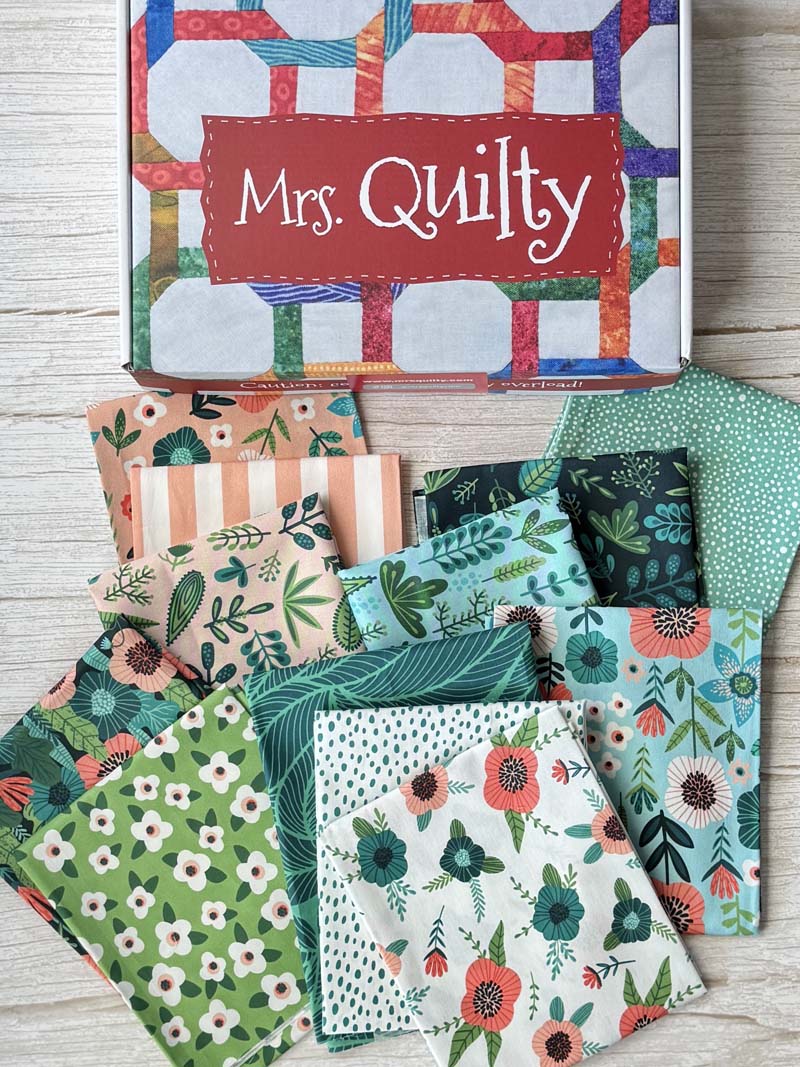 All about Mrs. Quilty subscription box - The Crafty Quilter