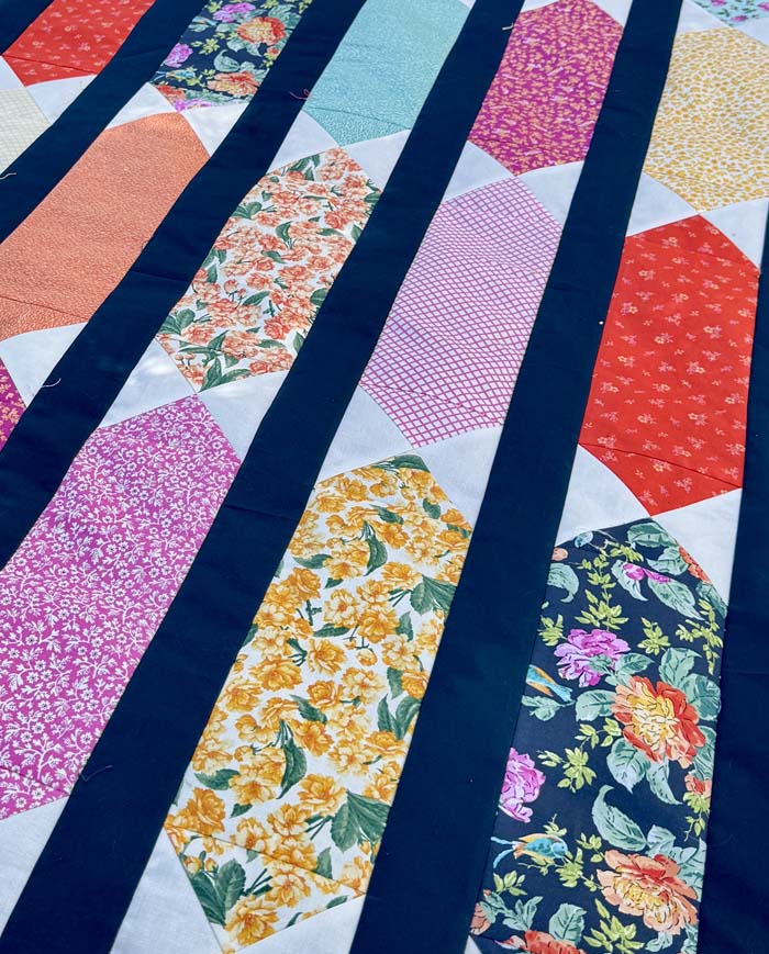 Spring Nectar fat quarter quilt & my experience with Connecting Threads fabric - The Crafty Quilter