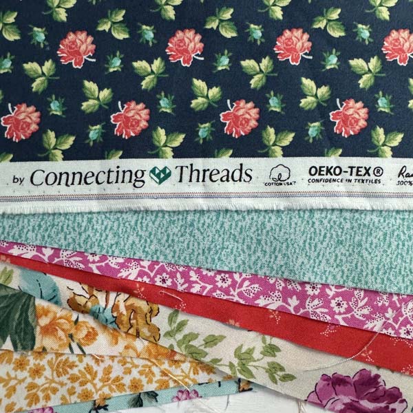 Spring Nectar fat quarter quilt & my experience with Connecting Threads fabric - The Crafty Quilter